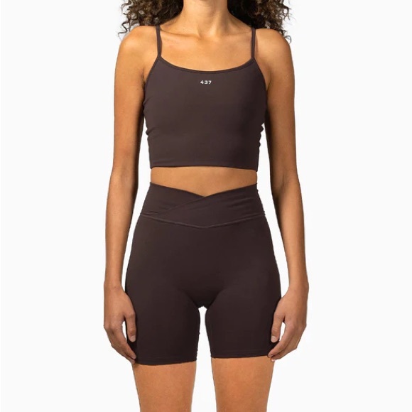 437 | Tops | 437 Activewear Set Espresso | Poshmark